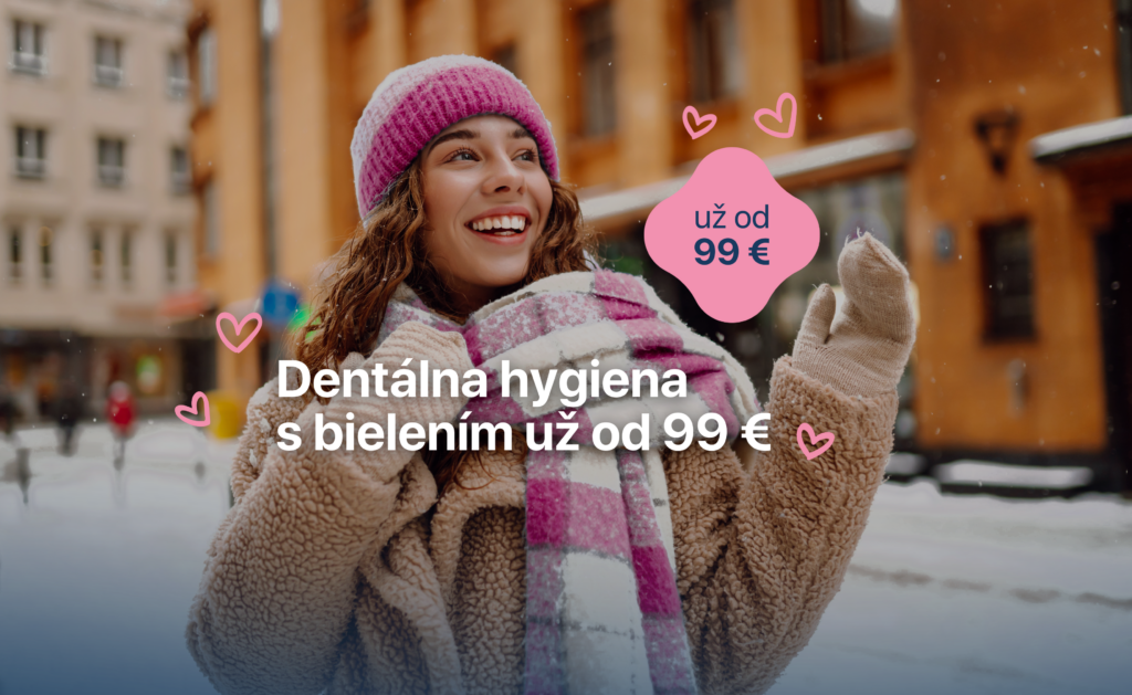 Dentálna hygiena a bielenie zubov už od 99